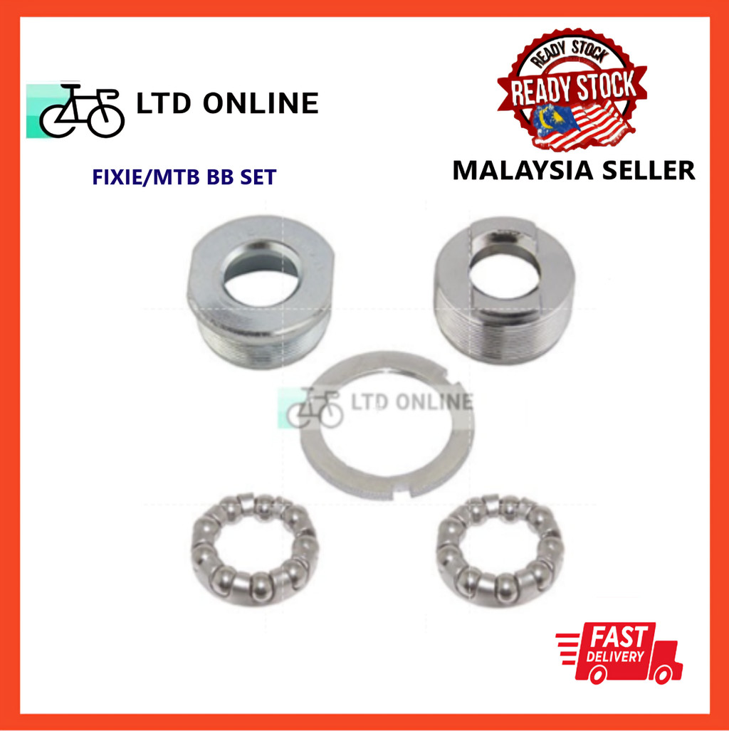 Bicycle Bottom Bracket Cup BB Set MTB / Fixie Bearing Cawan Set Basikal ...