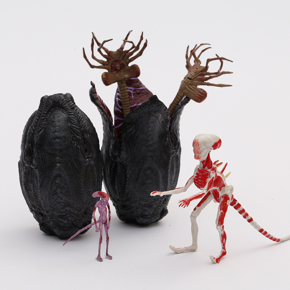 NECA Alien Covenant Xenomorph Neomorph Creature Pack PVC Action Figure ...