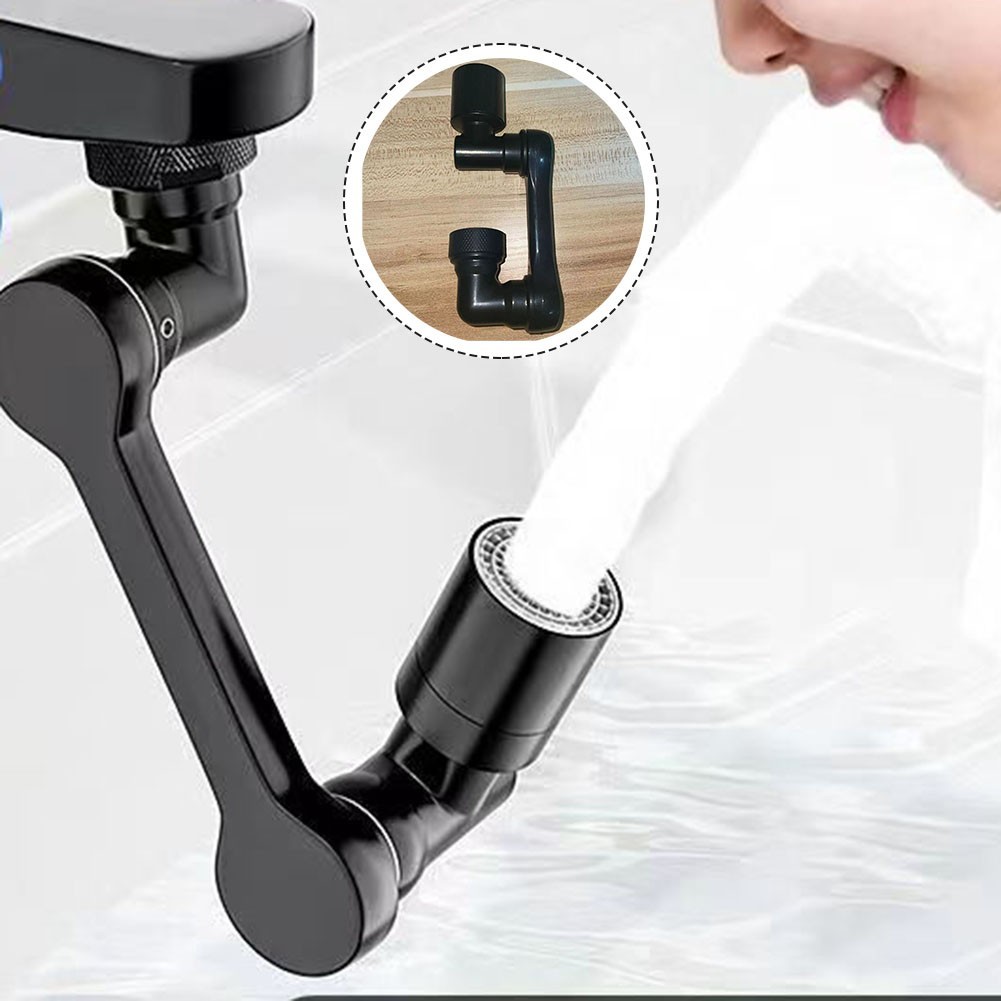 【HDS01】Rotatable Universal 1080° Faucet Mechanical Arm Splash-Proof ...