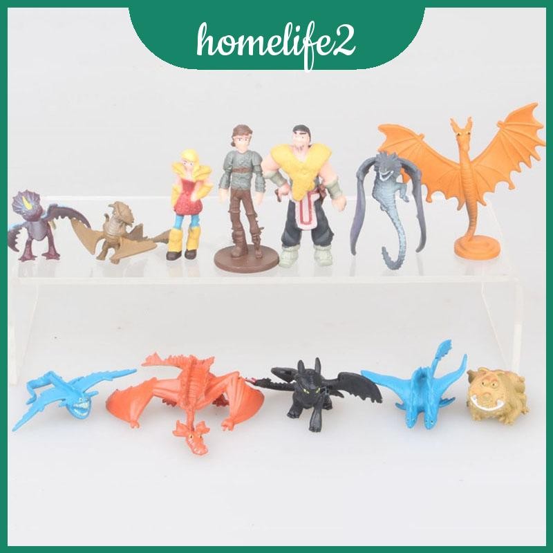 Colorful Pcs 12 How To Train Your Dragon Action Figures Hiccup Astrid ...