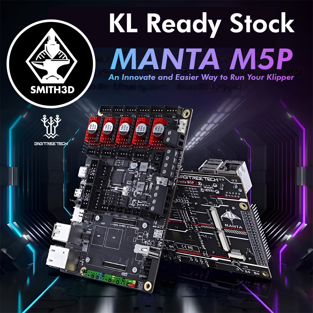 BIGTREETECH BTT Manta M5P Motherboard, Klipper Motherboard Replacement ...