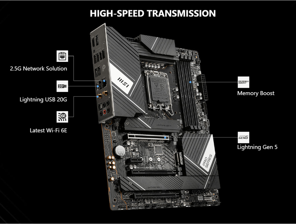 MSI PRO Z790-A WIFI DDR4 MOTHERBOARD (3 YEARS WARRANTY) | Shopee Malaysia