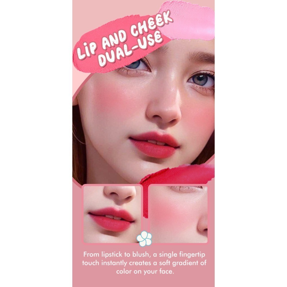 YOUNG VISION 6 Colors Pudding Pot Blush Lip and Cheek Blurry Pudding ...