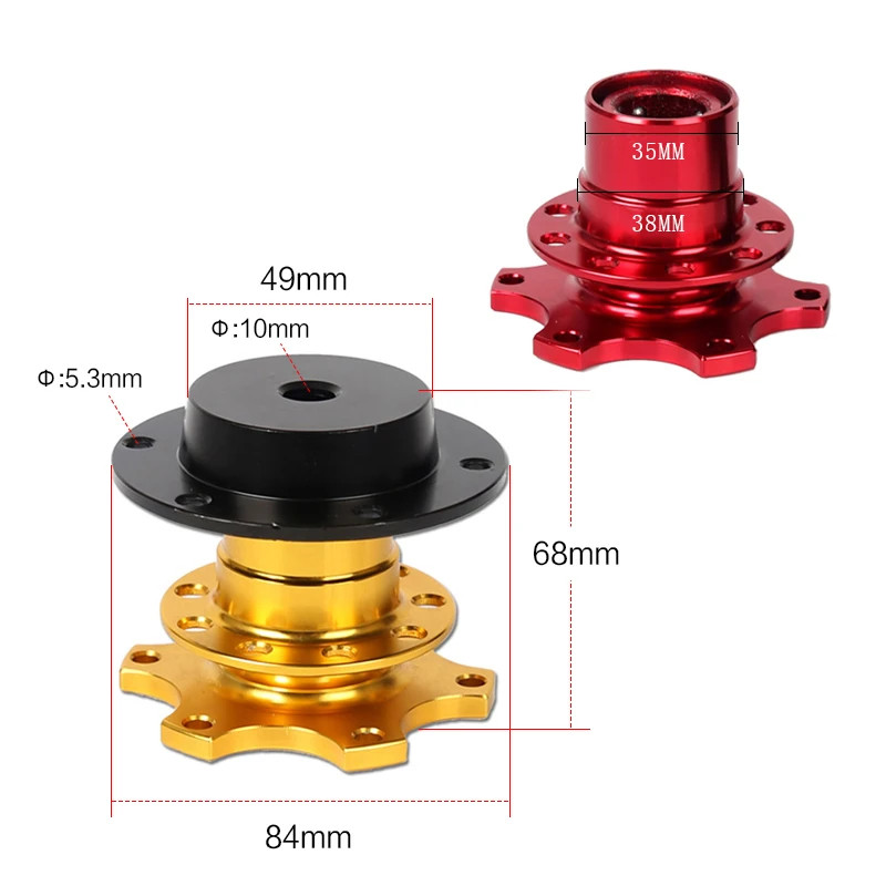 Universal Steering Wheel Quick Release Hub Boss Kit Wheel Hub Adapter ...