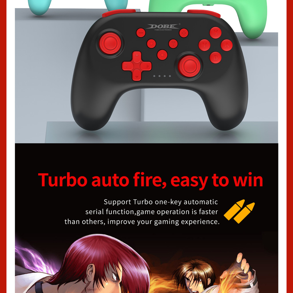 DOBE Wireless Controller for Nintendo Switch Lite Bluetooth Gaming Grip ...