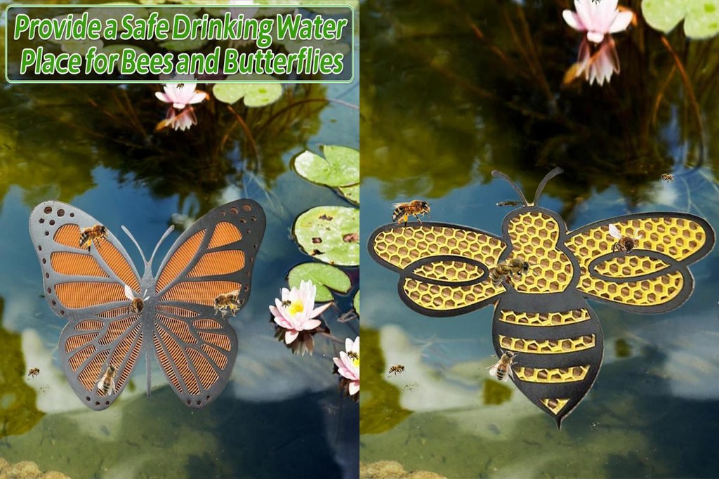 cowboy| Bee Water Station Shallow Bowl Bee Water Station Floating Bee ...