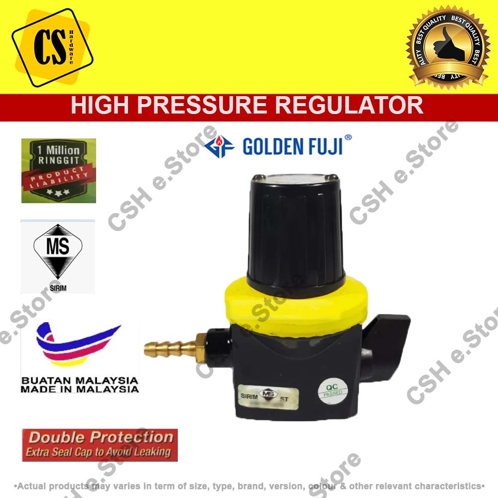 GOLDEN FUJI LOW PRESSURE REGULATOR HIGH PRESSURE REGULATOR GAS HOSE ...