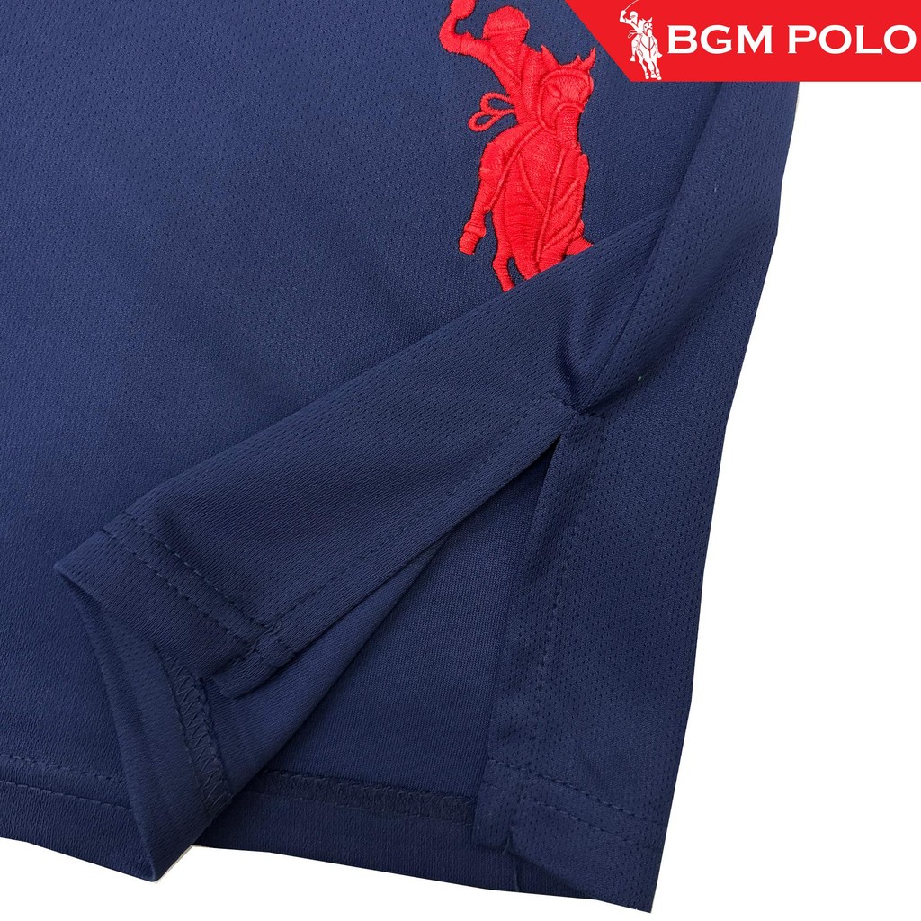 BGM POLO MELANGE MUSLIMAH T-SHIRT-BP 100% Mini Eyelet Microfiber 150gsm ...