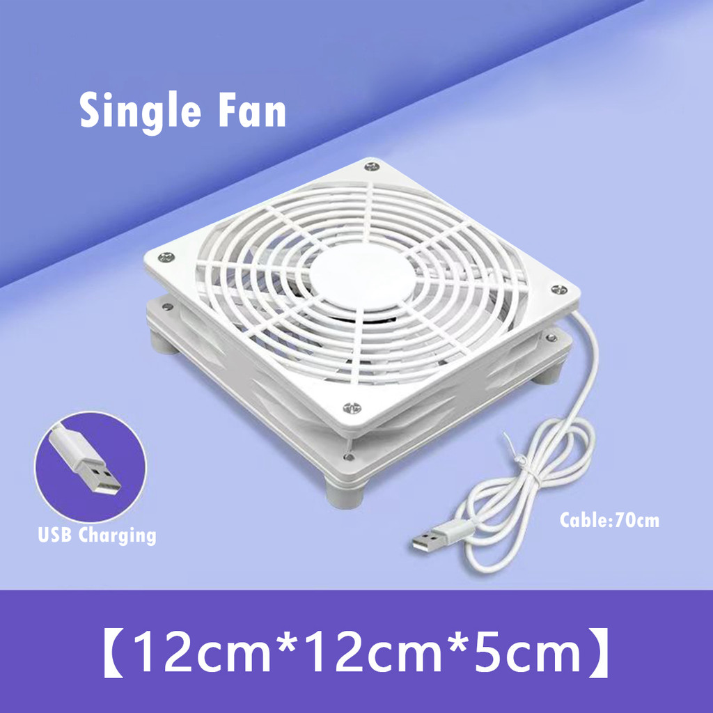 1200Rpm Usb Router Fan Wifi Modem Cooling Rack Router Cool 120Cm Wire ...