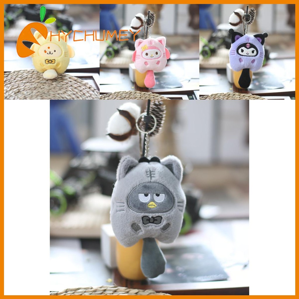 Plush Kuromi Soft Toy Keychain Adorable Sanrio Backpacks For Character ...