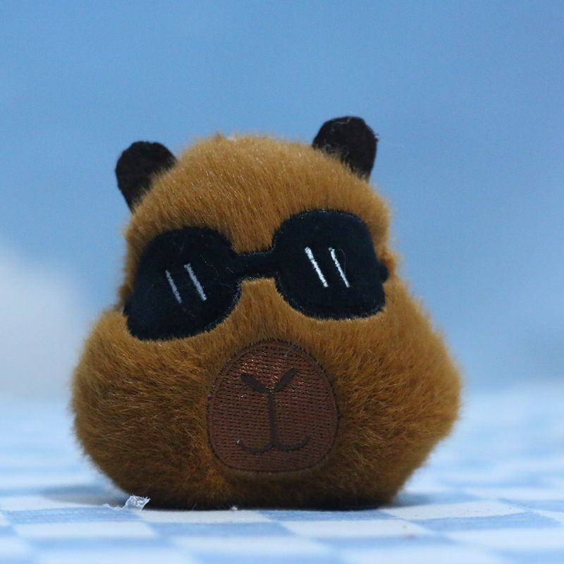 Plush Capybara Adorable Keychain Soft And Cuddly Cartoon Bag Animal ...
