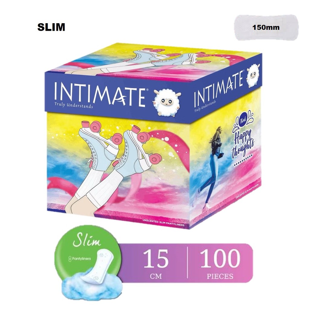 Intimate Box Unscented Pantyliner Sanitary Panty Liner Feminine Women ...