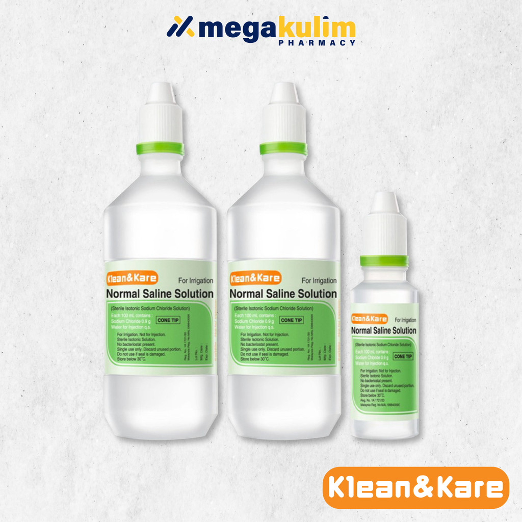 Klean & Kare Normal Saline Solution (2 X 500ml + 100ml) | Shopee Malaysia