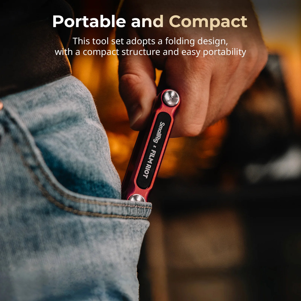 SmallRig X FILM RIOT 10-in-1 Folding Wrench Set with Multiple Angle ...