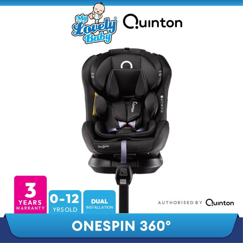 Quinton One Spin+ 360 R44 Isofix Car Seat Come With Canopy (New Born To ...
