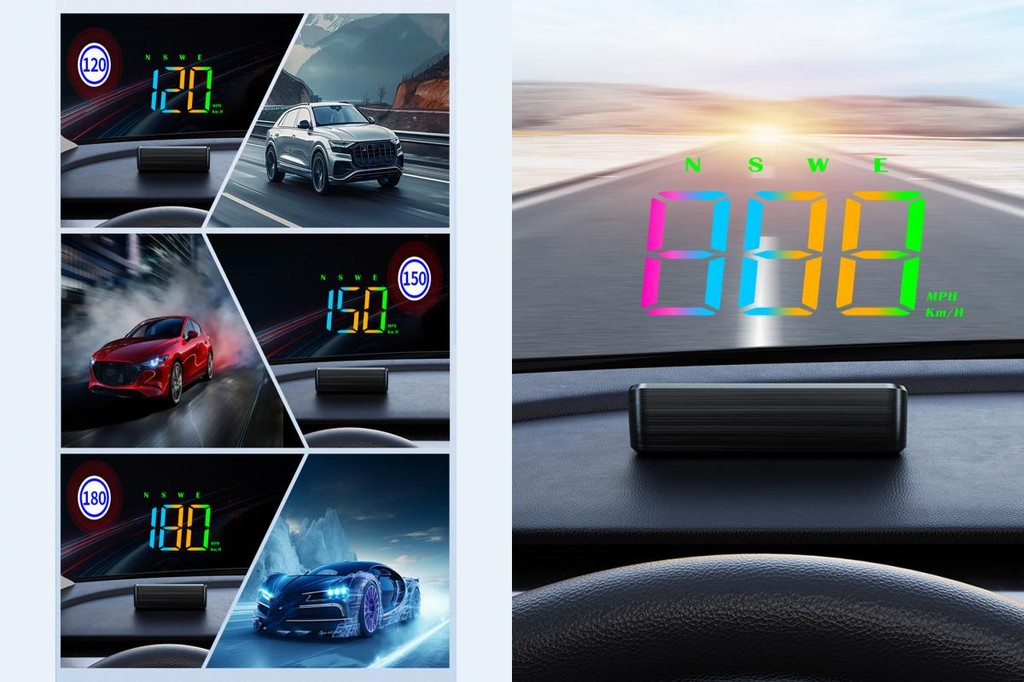 SEV Obd2/gps Dual System Display Car Hud Display Digital Gps ...