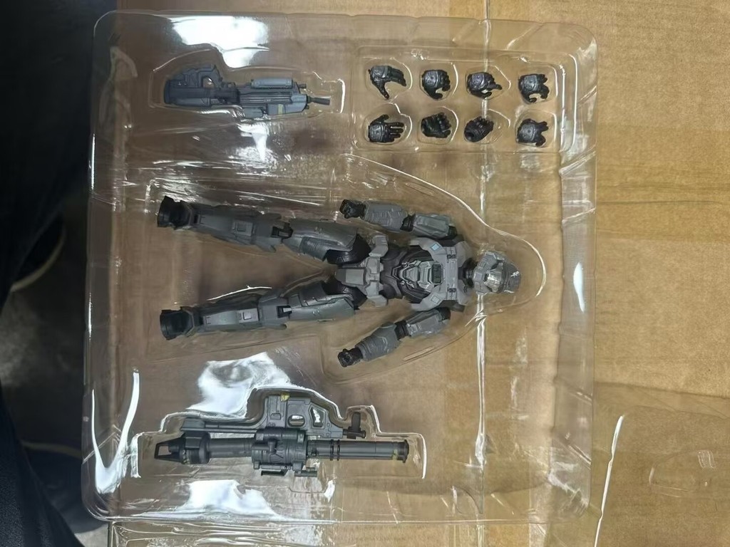 1/12 Scale Spartan-B312 Noble Six Action Figure RE:EDIT HALO : REACH Escala WCT Halo Movable ...