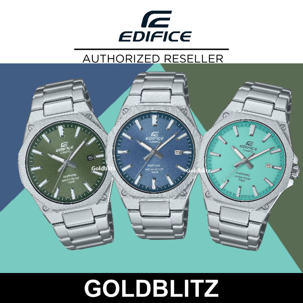 Casio EFR-S108D EDIFICE SLIM Sapphire Crystal EFR-S108D-2A EFR-S108D-2B ...