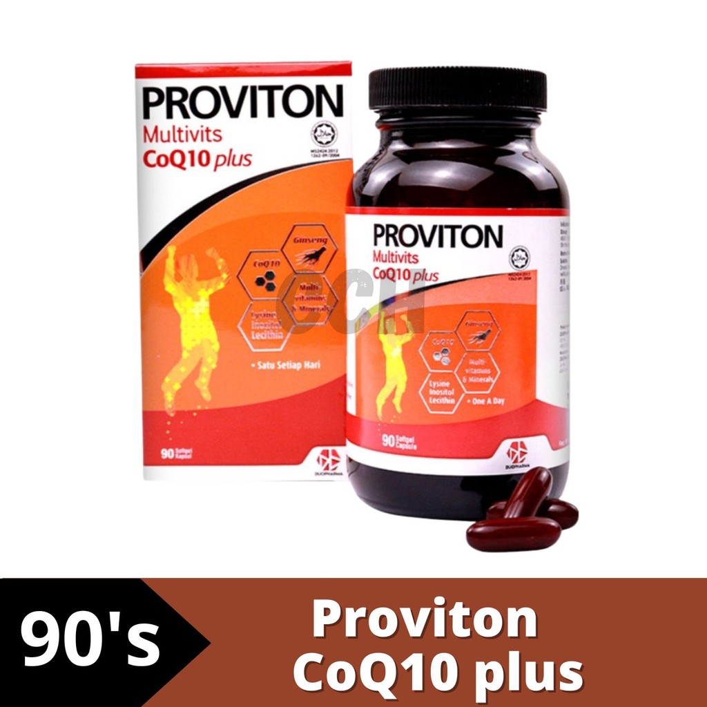 Proviton Multivits CoQ10 plus - 30 capsules / 90 capsules | Shopee Malaysia