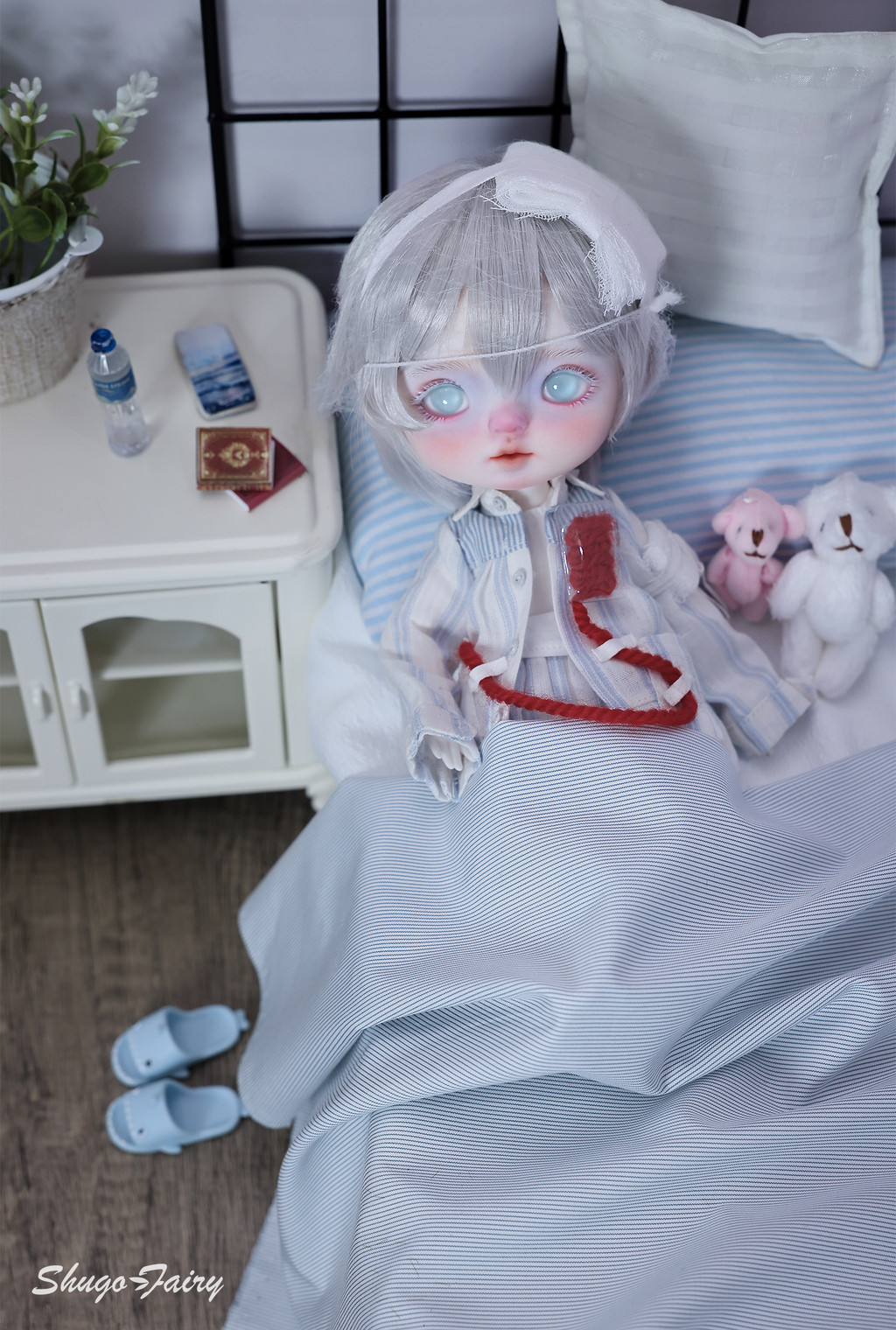 Xavi B 1/6 Bjd Doll Omelet Body The IV Drip Child Cute Patient ...