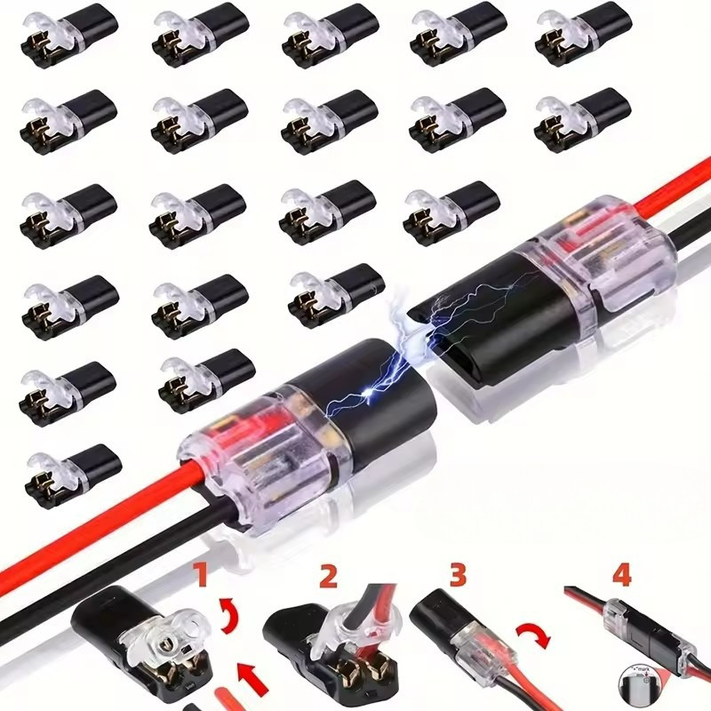 IP20 Safety Wire Connectors - No Bare Conductors & High Current ...