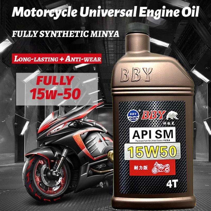 100% ORIGINAL Motor Oil 15W-50 4T 900ml Fully Synthetic Motorcycle ...