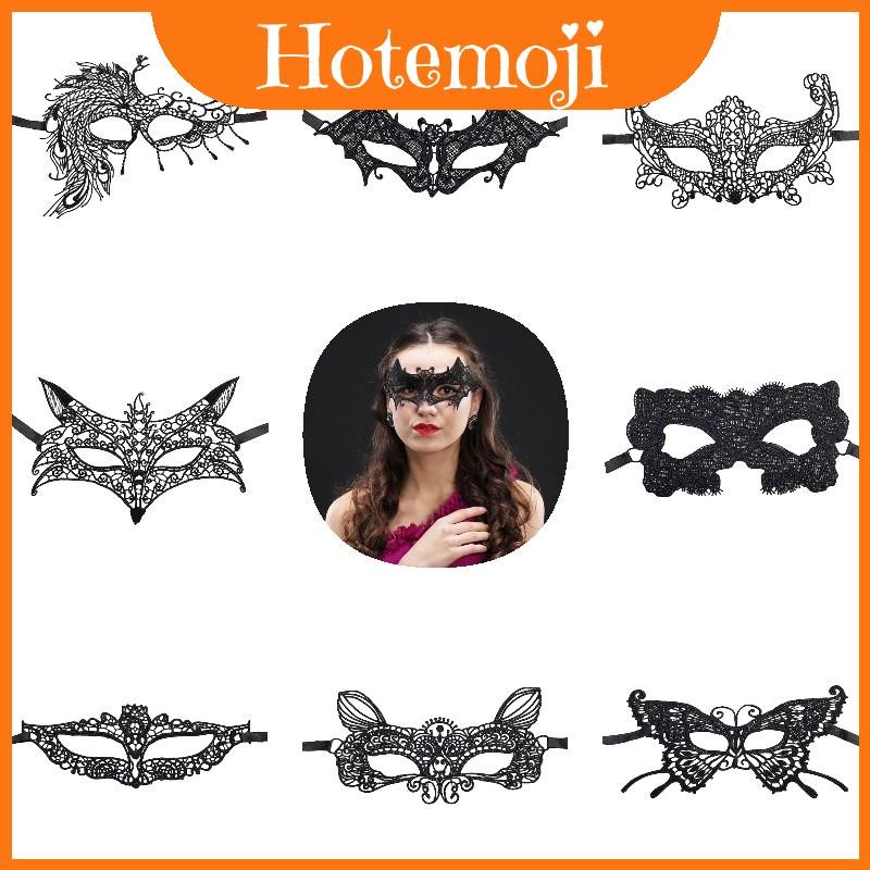 Mysterious Lace Angel Eye Mask Sexy Cosplay Costume Christmas Party For ...