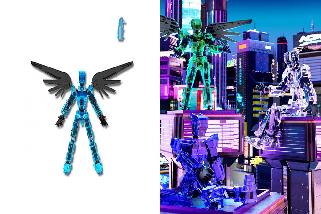 Cocoblue Desktop Robot Model Articulated Robot Doll Articulated Robot ...