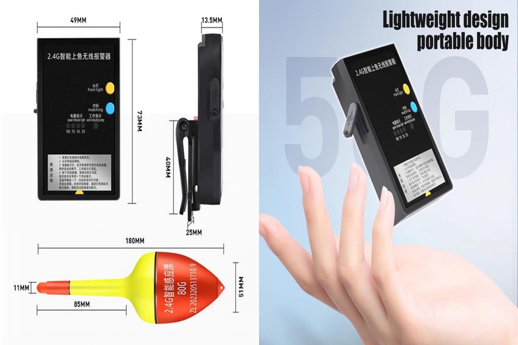 Fishing Bite Indicator Lamp Fishing Bite Alarm Lamp Smart Wireless ...