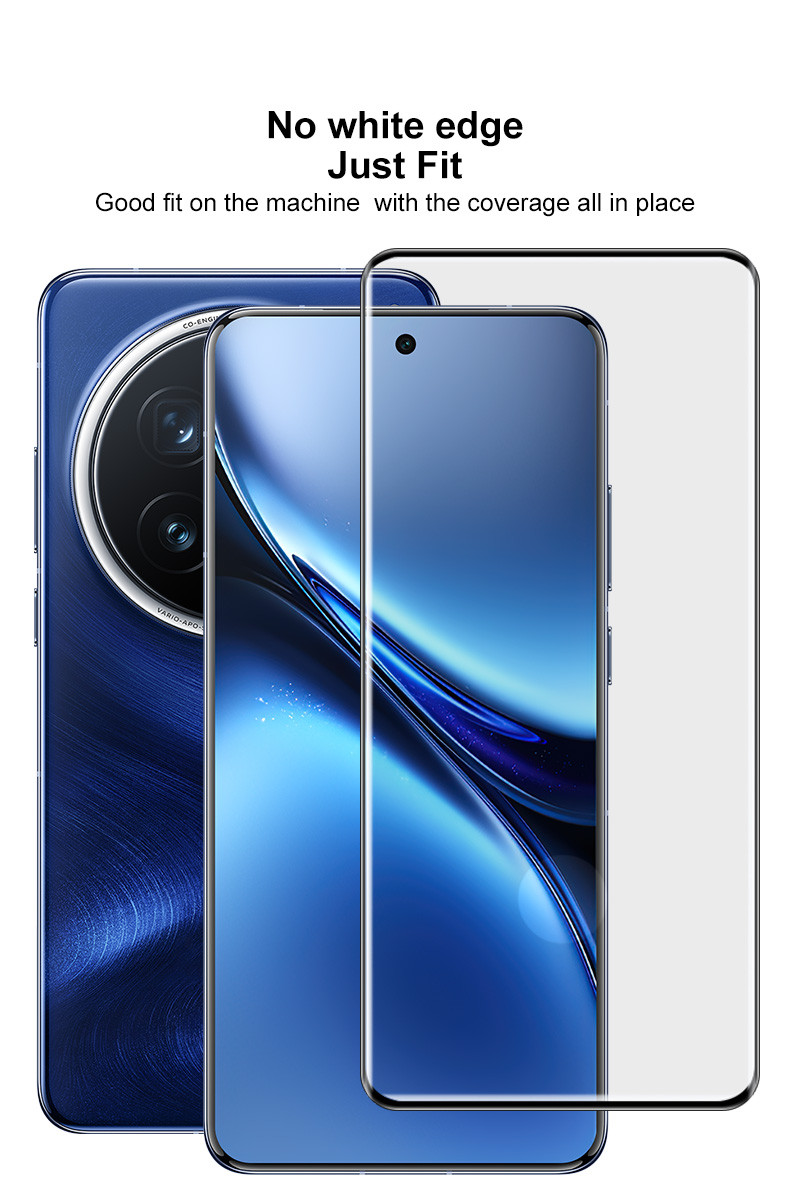 For Vivo X200 5G Glass IMAK 3D Curved Full Screen Tempered Glass for Vivo X200 Pro 5G Film ...