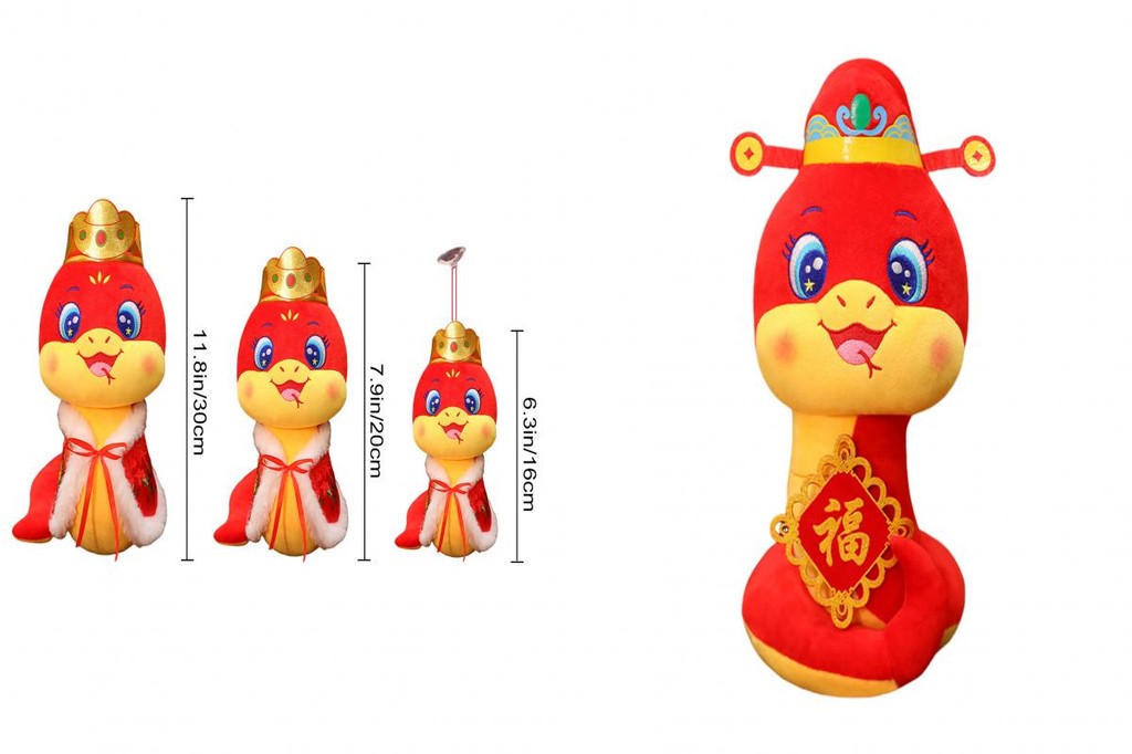 NTA Snake Plush Companion Snake Soft Toy for Celebrations Chinese ...