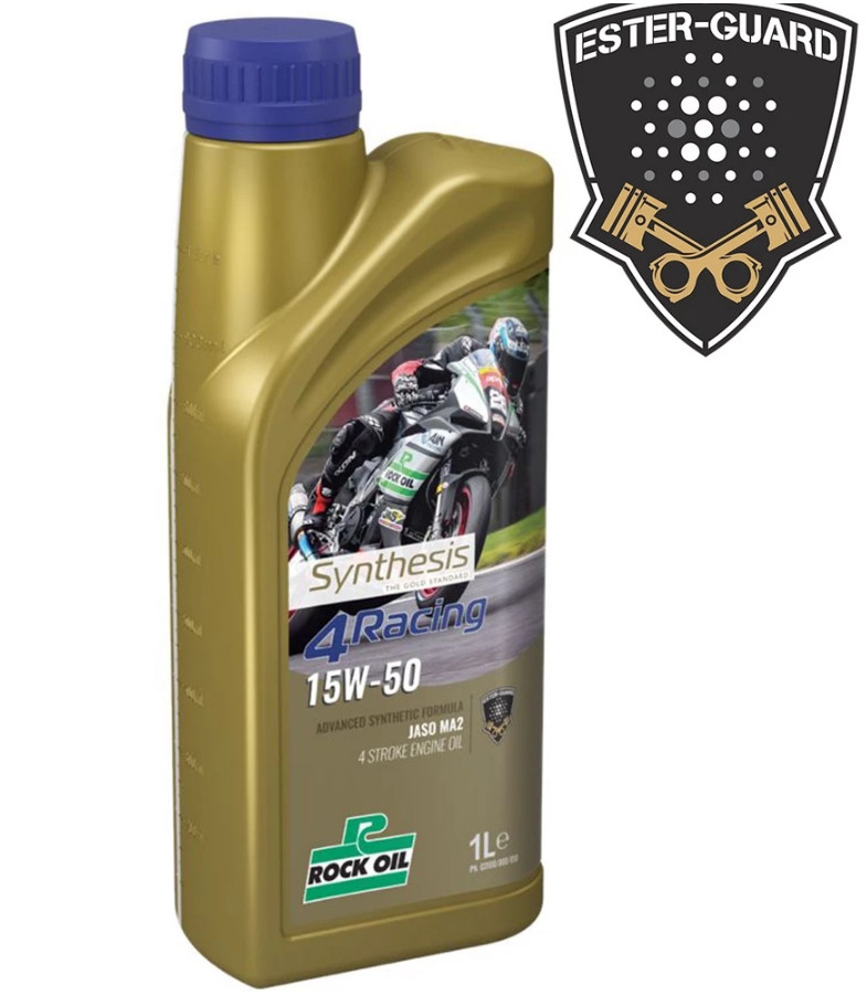 15W50 (Fully Synthetic) (Complex Ester) Rock Oil Synthesis 4 Racing 4T ...