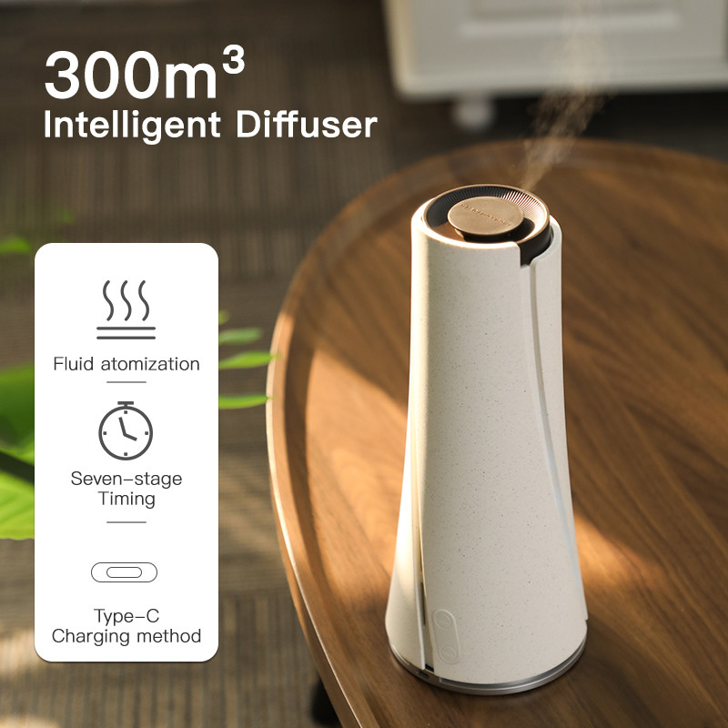 Aroma Tunnel 100ml 1100sqft Waterless Essential Oil L Diffuser Smart Wifi Essential Oil Diffuser