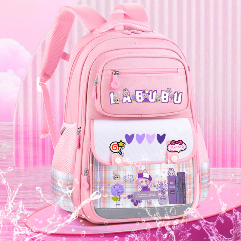 (In stock) Labubu beg sekolah waterproof backpack kids backpack beg ...