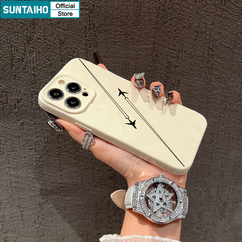 Suntaiho Simple Unique Casing Aircraft Pattern Phone Case for Iphone 16 ...