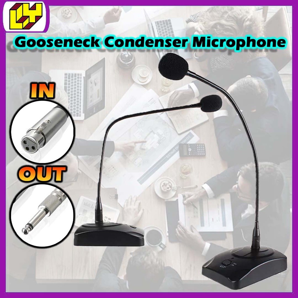 in stock Wired Conference Gooseneck Condenser Microphone Table Desk ...