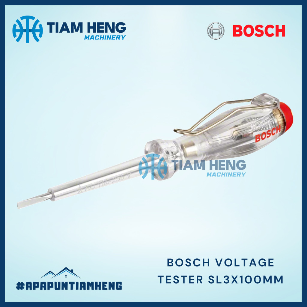 BOSCH VOLTAGE TESTER SL3x100MM | Shopee Malaysia