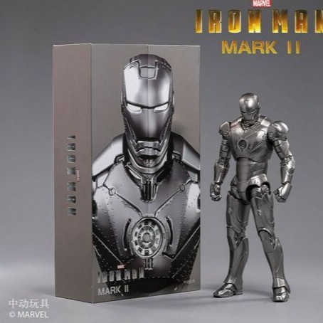 in stock ZD TOYS Iron Man MK 2 Mark II 7 Action Figure Marvel MCU Model ...