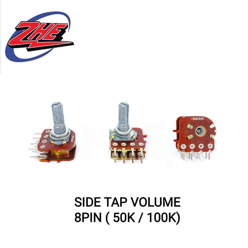 in stock SMALL DUAL STEREO 8 PIN VR VOLUME CONTROL/ SELECTOR SWITCHES ...