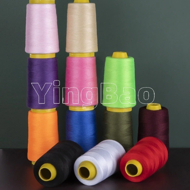 1300 Yards/Roll Polyester All-Purpose Sewing Threads Prewound Bobbin ...