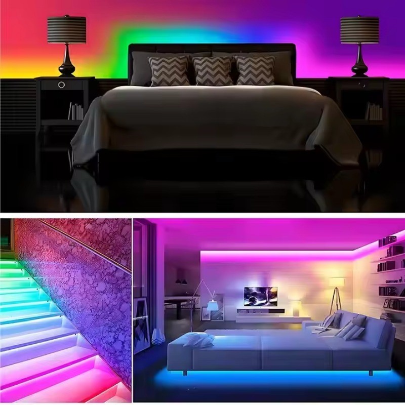 Dream Color 10mm 5meters Multicolor RGB IC 576Leds/m Dc12V 24V Magic ...