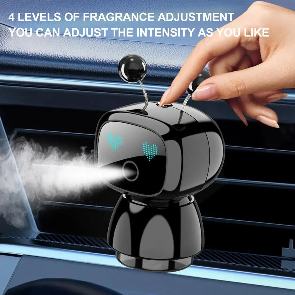 New Robot Fragrance Clip Car Air Vent Auto Aromatherapy Ornament Long ...