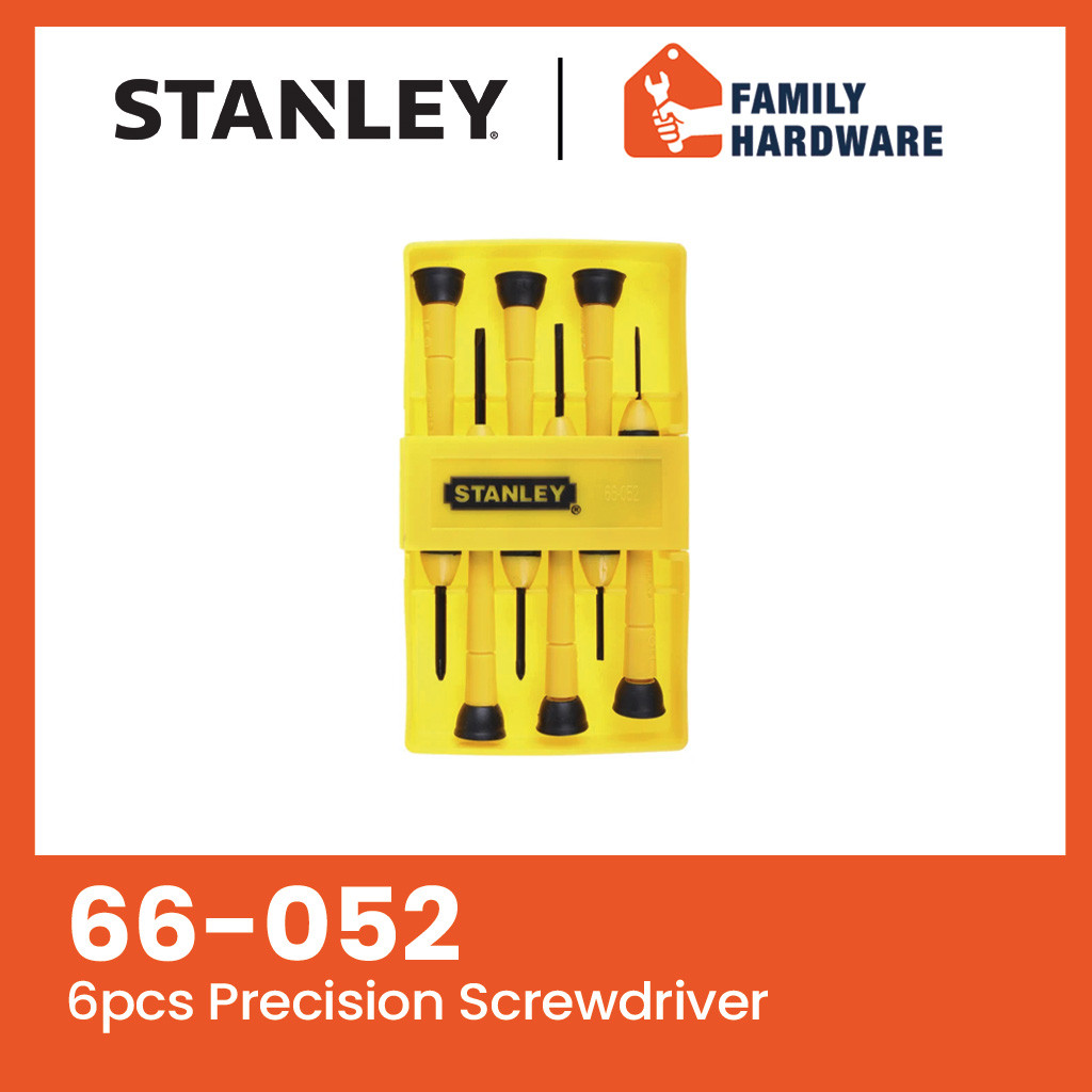 STANLEY 66-052 66052 6PCS PRECISION SCREWDRIVER SET | Shopee Malaysia