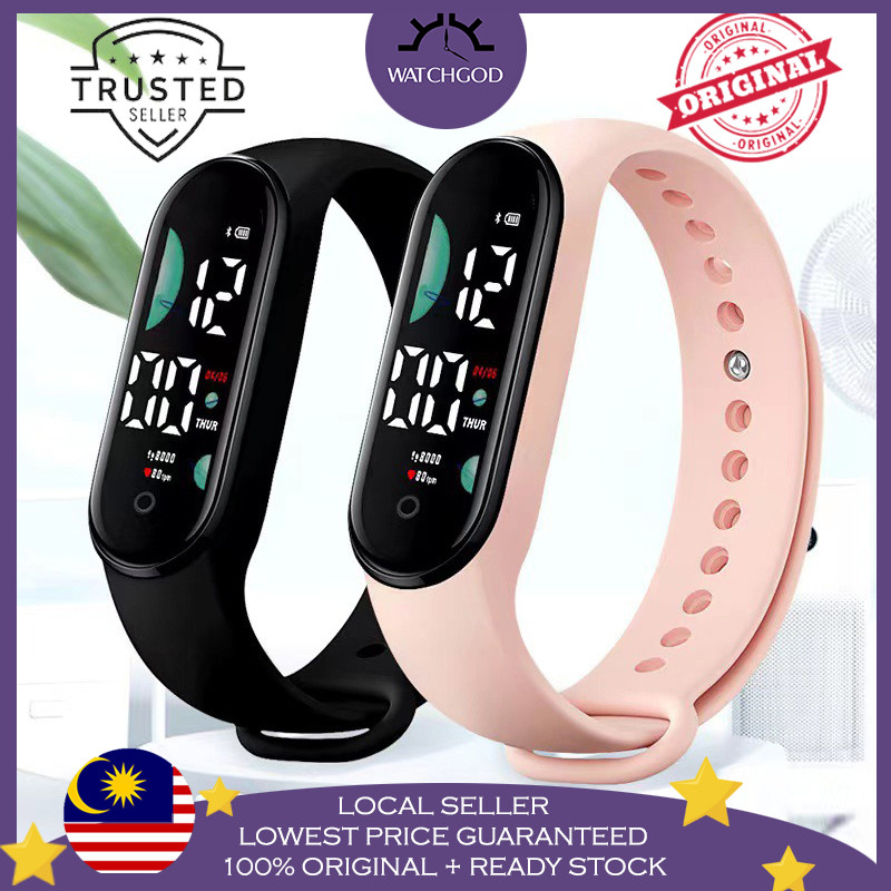 [🔥WATCHGOD PROMO🔥] M9 Japan Fashion Style Unisex Digital LED Men Women Student Watch Watches Jam ...