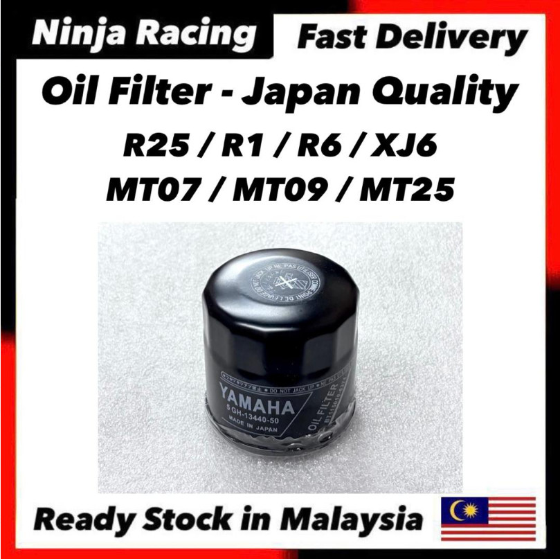 Oil Filter Minyak Tapis Oil Filter Assy Japan Quality Yamaha R25 XJ6 R6 ...