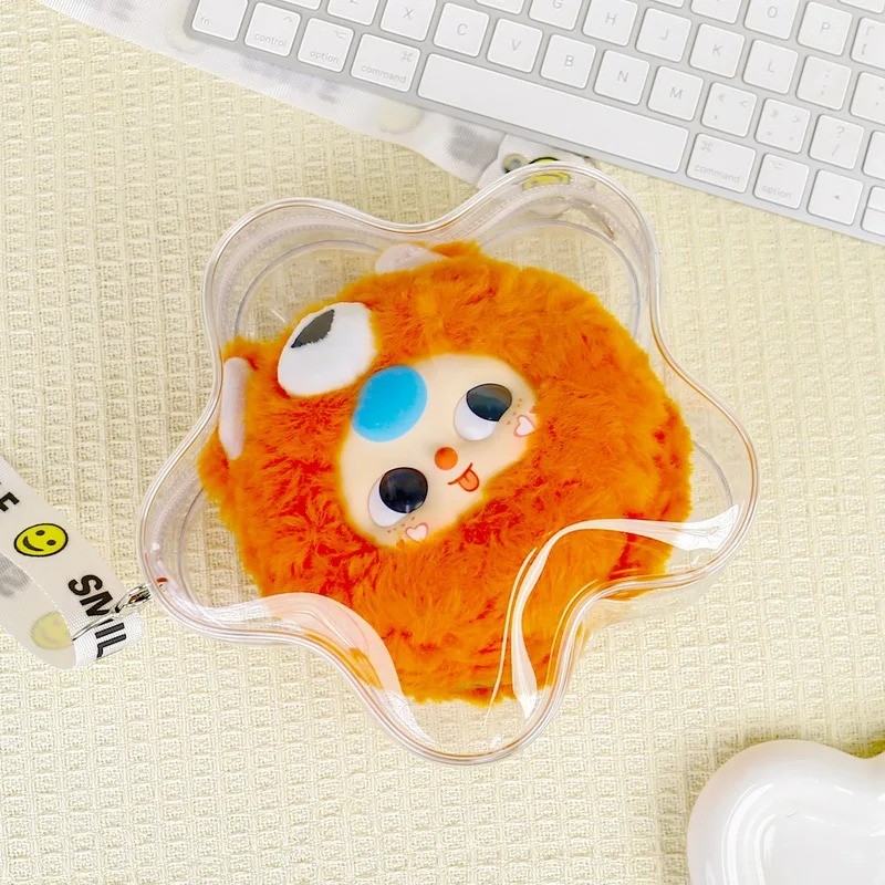 Cute Baby Three V3 Doll Star Shape Box Transparent Pvc Cotton Doll ...