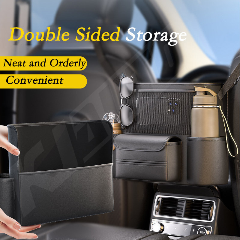 Haval Motor Car Center Console Organizer Leather Seat Back Storage Bag ...