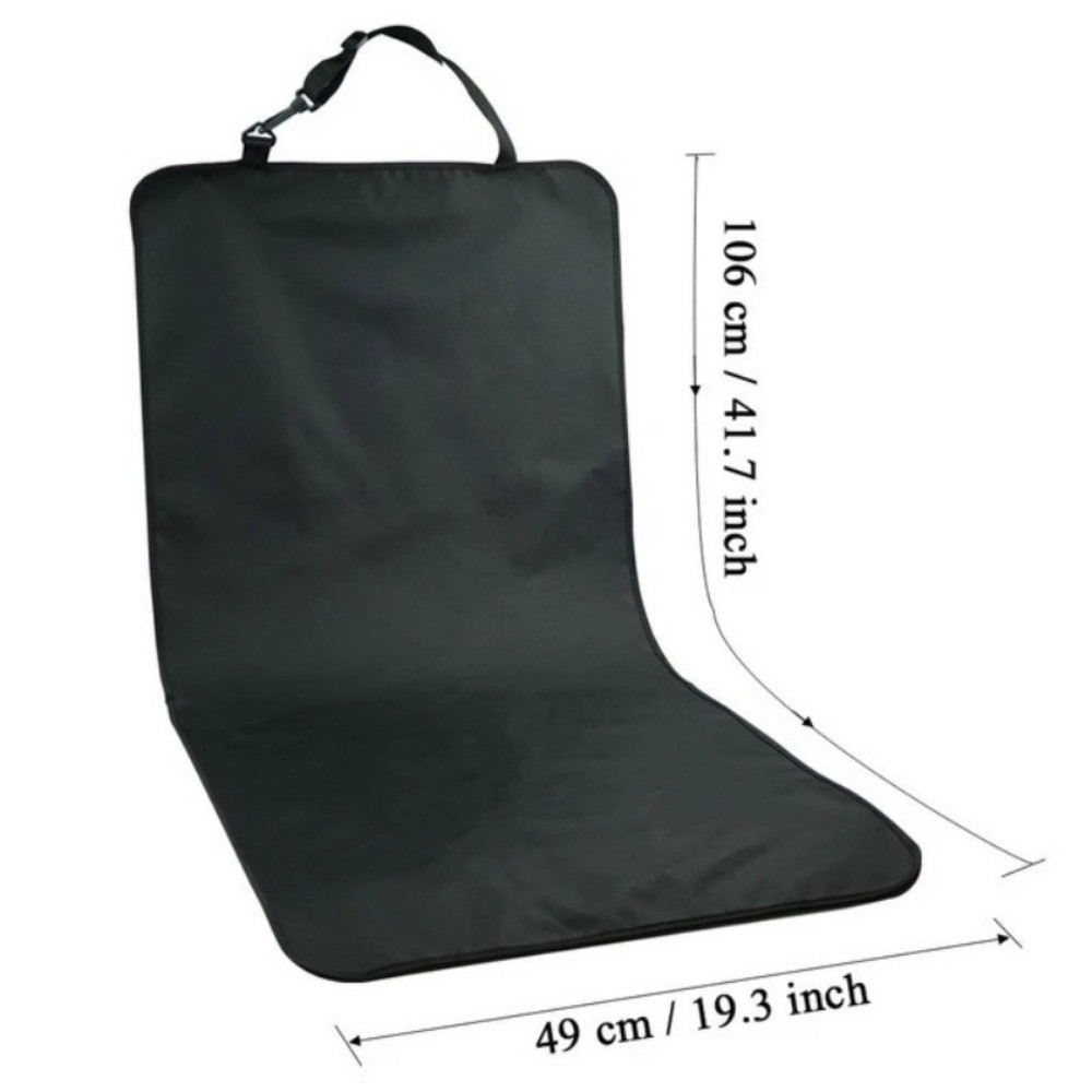 Car Front Seat Cover Waterproof Nonslip Rubber Backing Protector ...