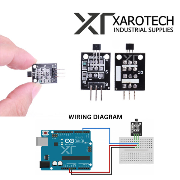 Hall Magnetic Field Sensor 3144 Module KY-003 For Arduino PIC AVR Smart Car Hall Effect Sensor ...