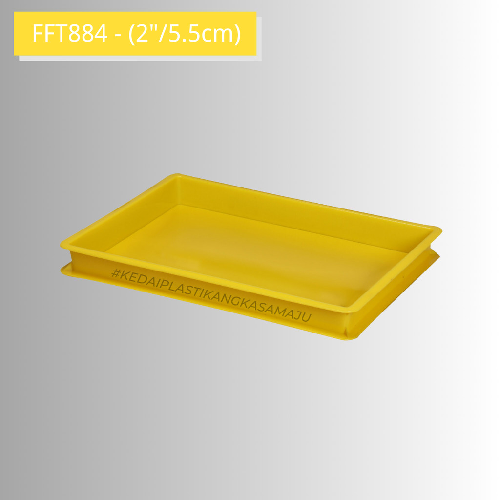 Stackable Yellow Food Tray - Food Grade Tray, Plastic Cake Tray, Bakery ...